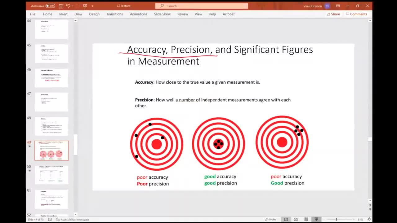 Chapter 2: Accuracy and precision | Lumina Media Player